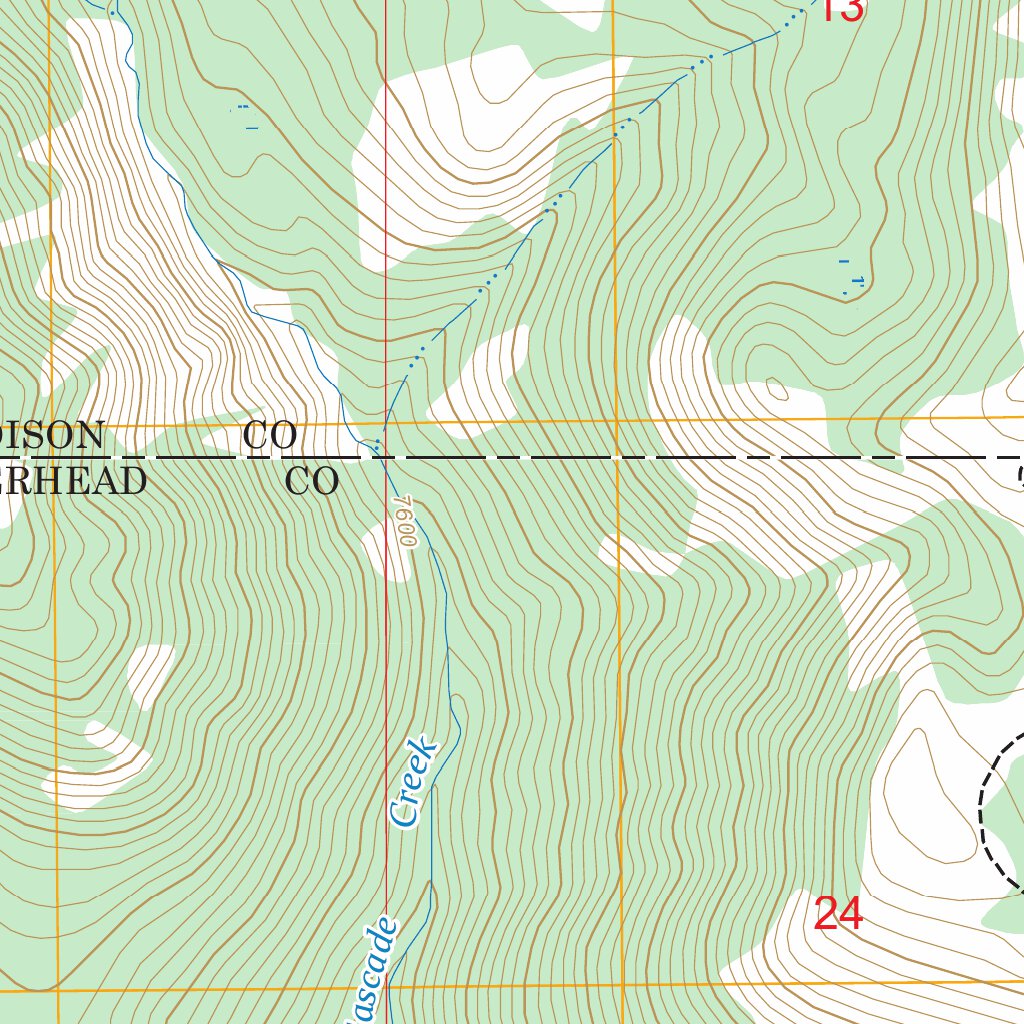 Windy Hill, MT FSTopo Map by US Forest Service - Topo | Avenza Maps
