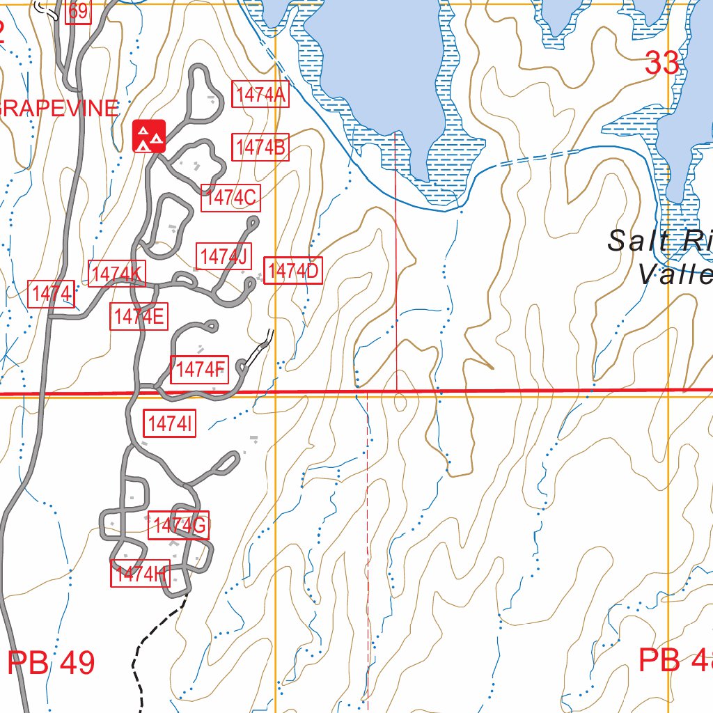 Windy Hill, AZ FSTopo Map by US Forest Service - Topo | Avenza Maps