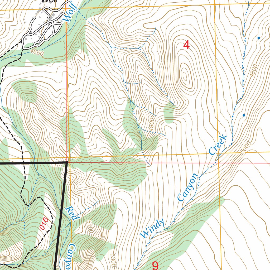 Wolf, WY FSTopo Map by US Forest Service - Topo | Avenza Maps