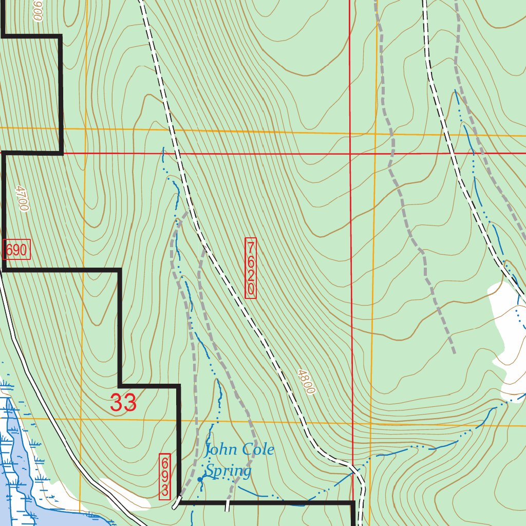 Wocus Bay, OR FSTopo Map by US Forest Service - Topo | Avenza Maps