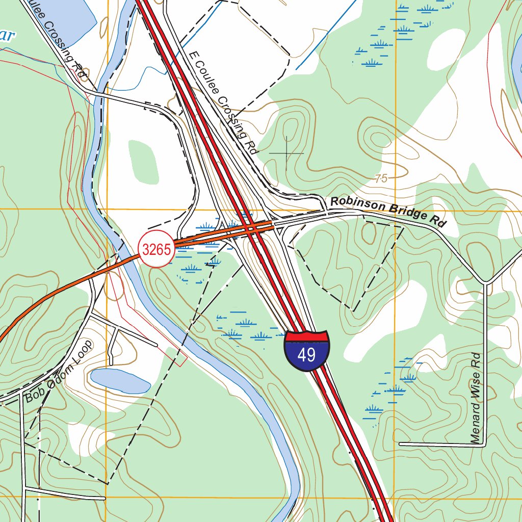 Woodworth East, LA FSTopo Map by US Forest Service - Topo | Avenza Maps