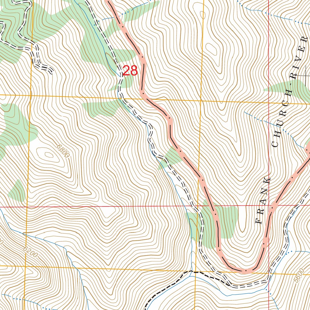 Yellowjacket, ID FSTopo Map by US Forest Service - Topo | Avenza Maps