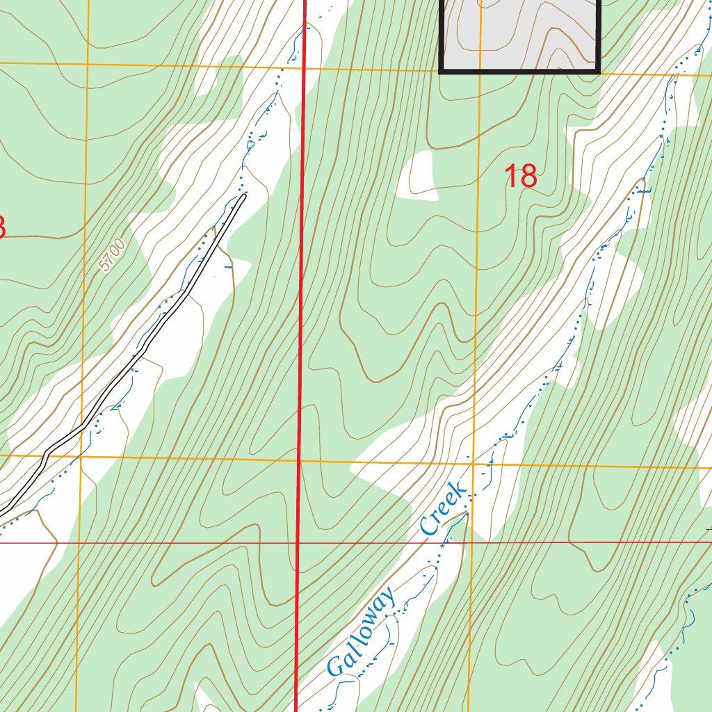 Yaple Bench, MT FSTopo Map by US Forest Service - Topo | Avenza Maps