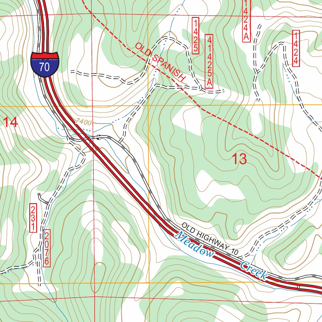 Yogo Creek, UT FSTopo Map by US Forest Service - Topo | Avenza Maps