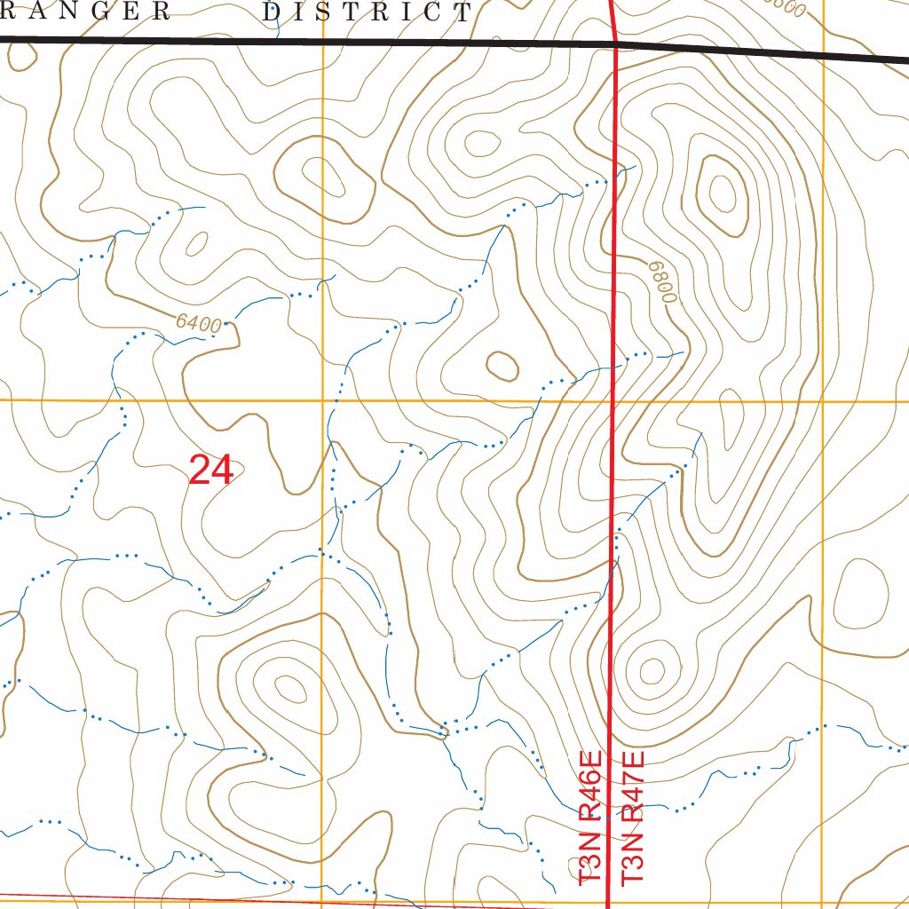 Yellow Cone, NV FSTopo Map by US Forest Service - Topo | Avenza Maps
