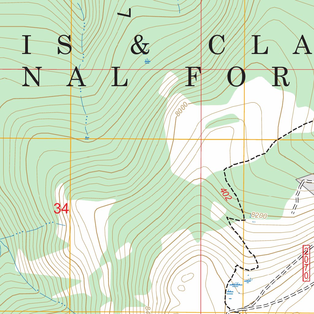 Yogo Peak, MT FSTopo Map by US Forest Service - Topo | Avenza Maps