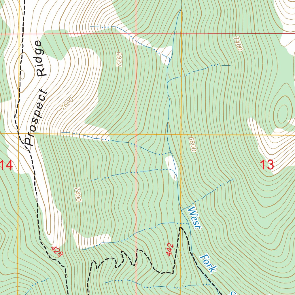 Yogo Peak, MT FSTopo Map by US Forest Service - Topo | Avenza Maps