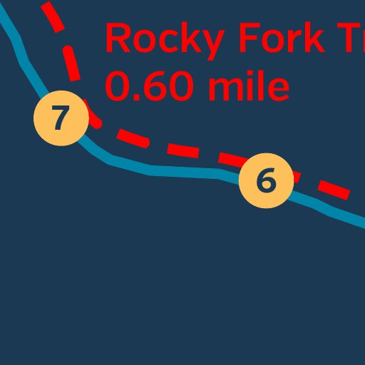 Rocky Fork State Park Arboretum Map by Tennessee State Parks | Avenza Maps
