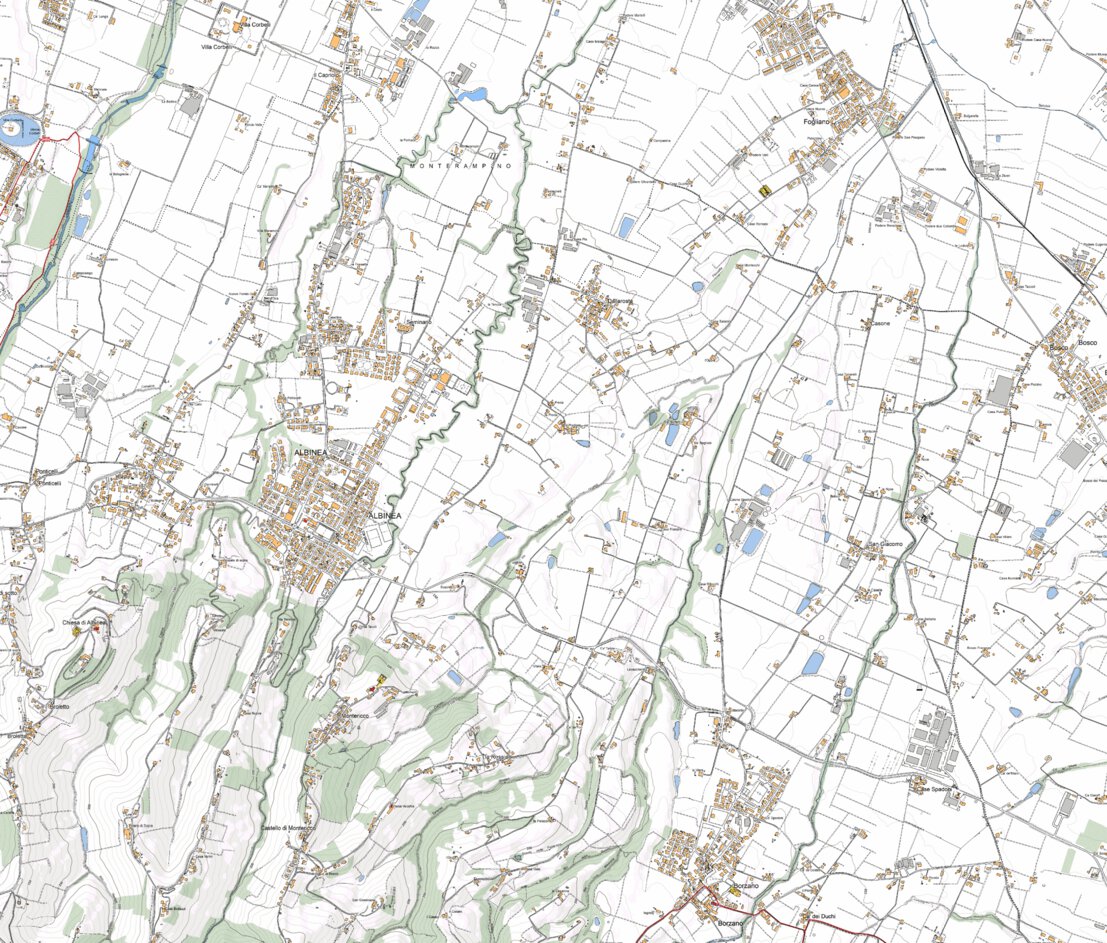Albinea 10K Map by Boreal Mapping | Avenza Maps
