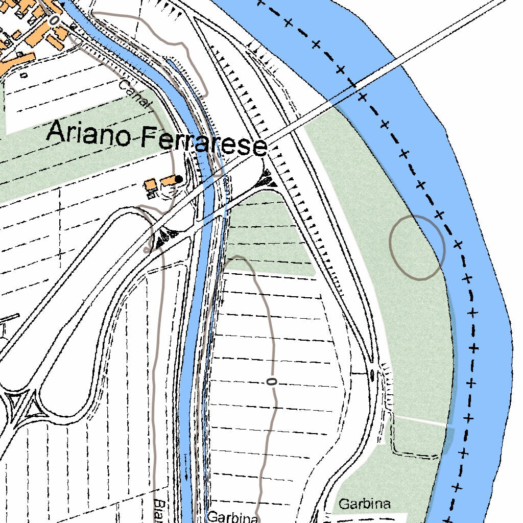 Ariano nel Polesine 10K Map by Boreal Mapping | Avenza Maps