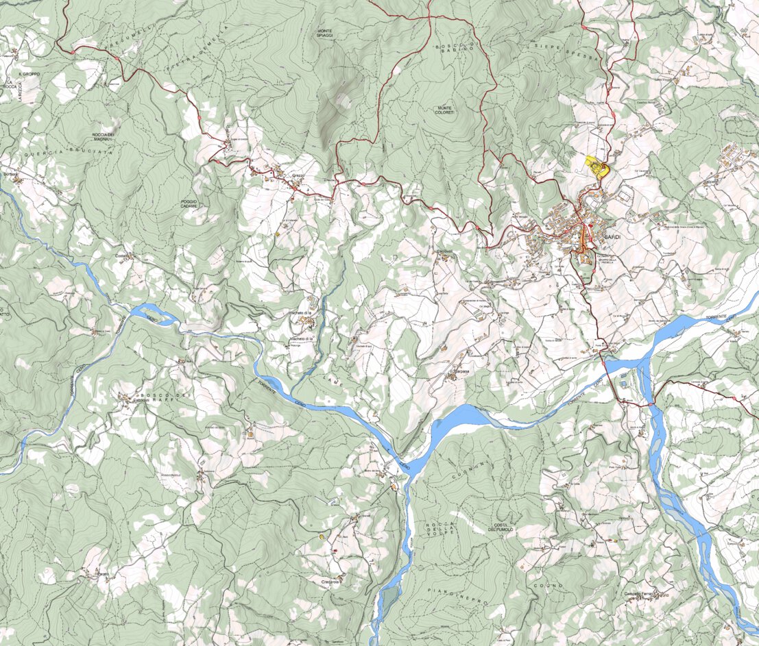 Bardi 10K Map by Boreal Mapping | Avenza Maps