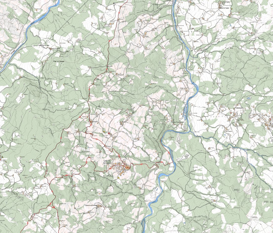 Castel di Casio 10K Map by Boreal Mapping | Avenza Maps