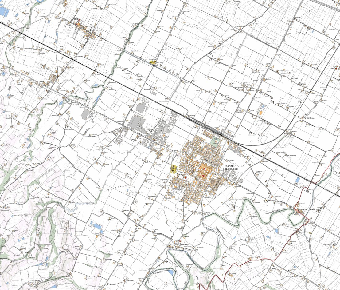 Castel Bolognese 10K Map by Boreal Mapping | Avenza Maps