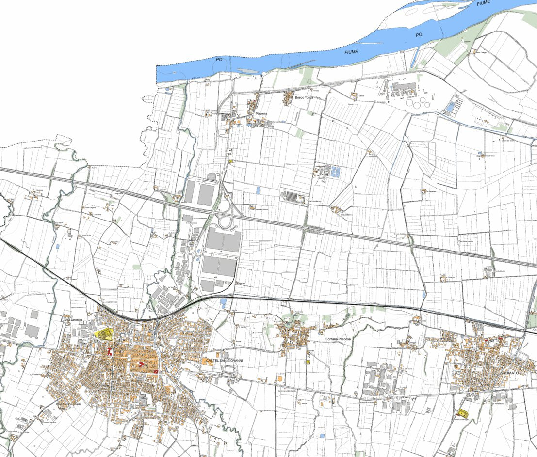 Castel San Giovanni 10K Map by Boreal Mapping | Avenza Maps