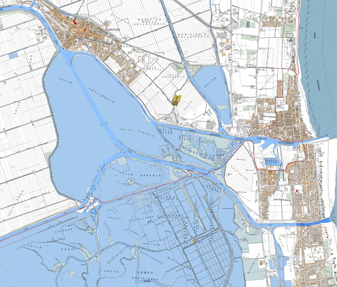 Comacchio 10K Map by Boreal Mapping | Avenza Maps