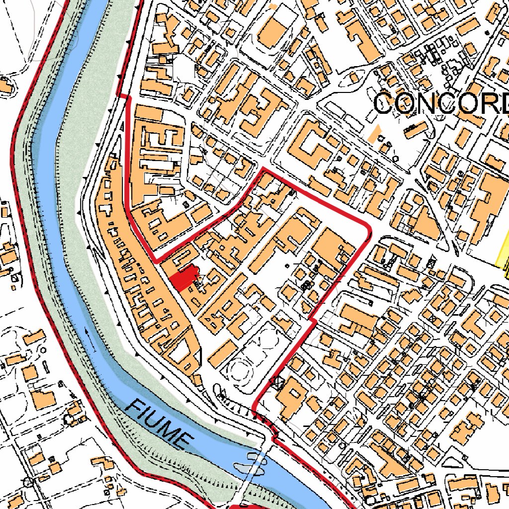 Concordia sulla Secchia 10K Map by Boreal Mapping | Avenza Maps