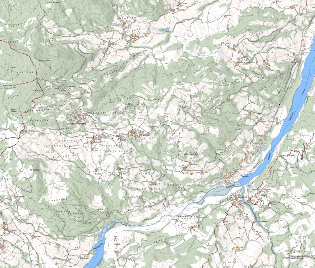 Cozzano 10K Map by Boreal Mapping | Avenza Maps