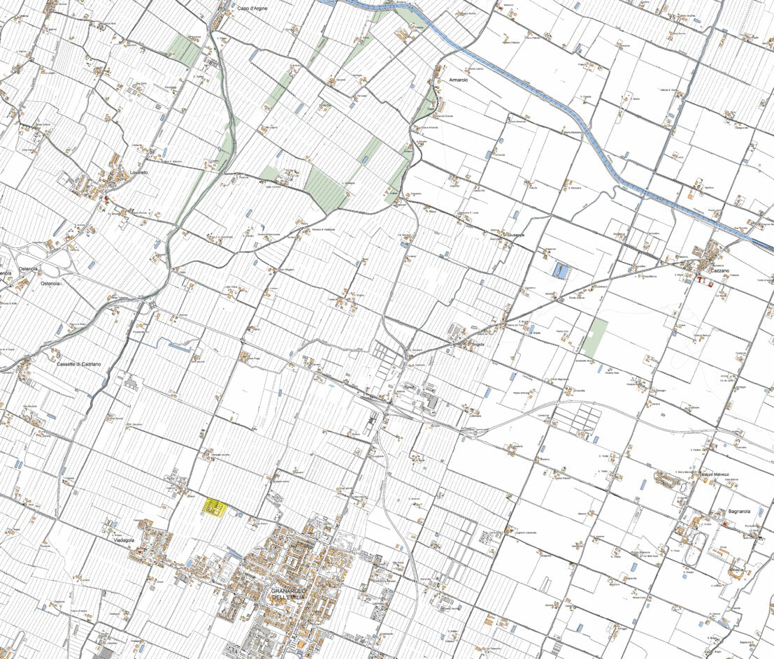 Granarolo dell'Emilia 10K Map by Boreal Mapping | Avenza Maps