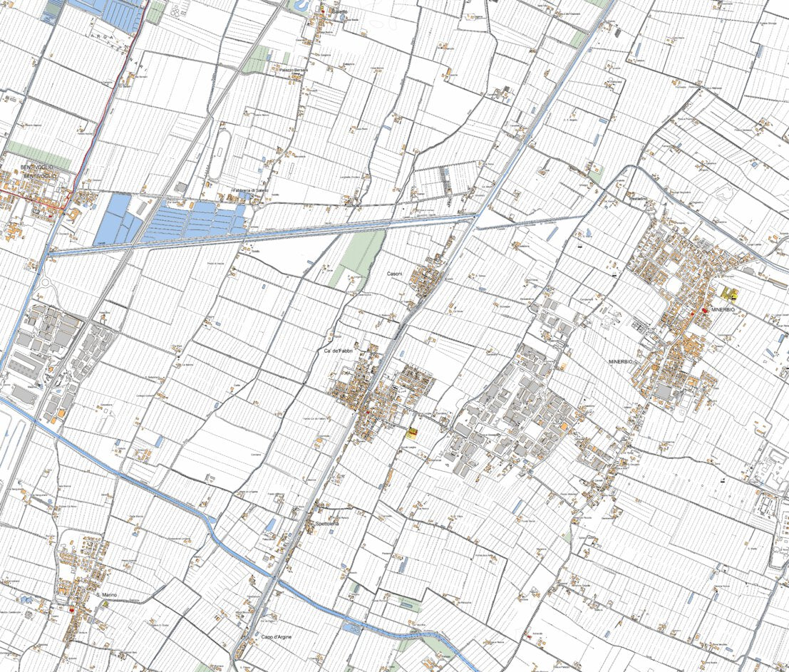 Minerbio 10K Map by Boreal Mapping | Avenza Maps