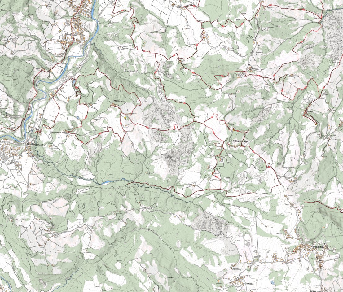 Monte Castello 10K Map by Boreal Mapping | Avenza Maps