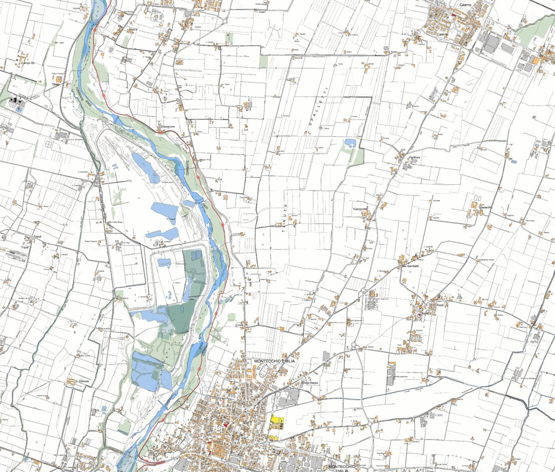 Montecchio Emilia 10K Map by Boreal Mapping | Avenza Maps