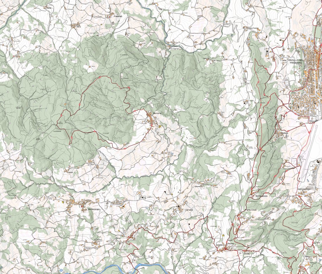 Montecenere 10K Map by Boreal Mapping | Avenza Maps