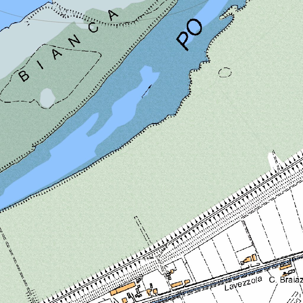 Pontelagoscuro 10K Map by Boreal Mapping | Avenza Maps