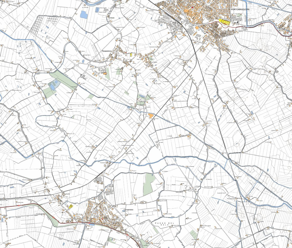 Portomaggiore Sud 10K Map by Boreal Mapping | Avenza Maps