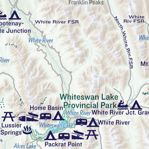 BC Townsite & Park Maps 2024 Map by RMV Publications Ltd. | Avenza Maps