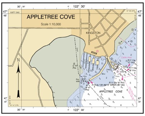 Appletree Cove Map by National Oceanographic & Atmospheric ...