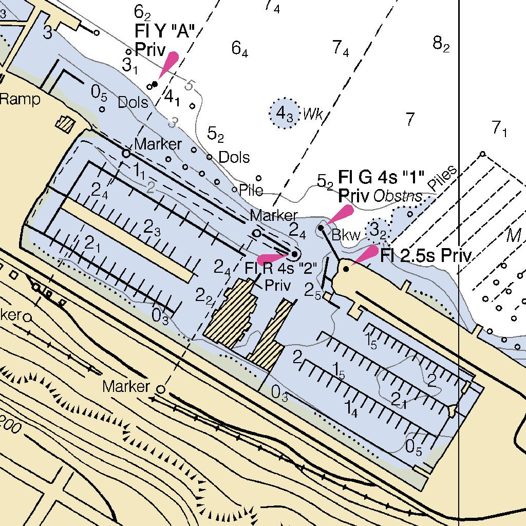 Port Angeles Map by National Oceanographic & Atmospheric Administration ...