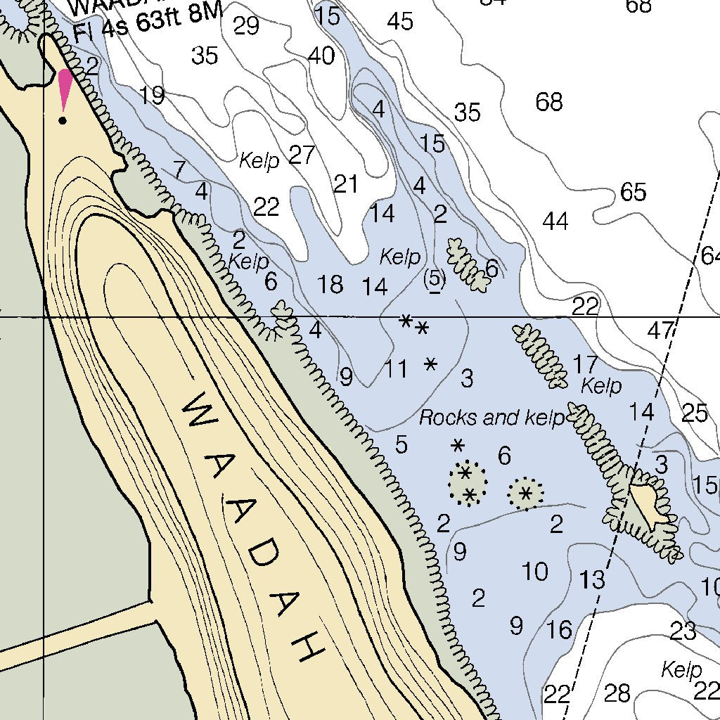 Neah Bay Map by National Oceanographic & Atmospheric Administration ...