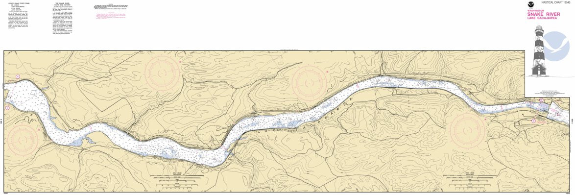 Snake River Lake Sacajawea (2) Map by National Oceanographic ...