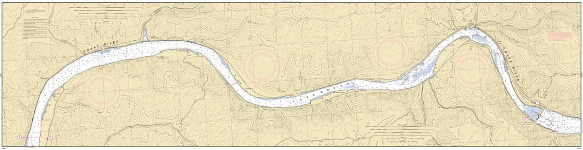 Snake River Lake Bryan (2) Map by National Oceanographic & Atmospheric ...