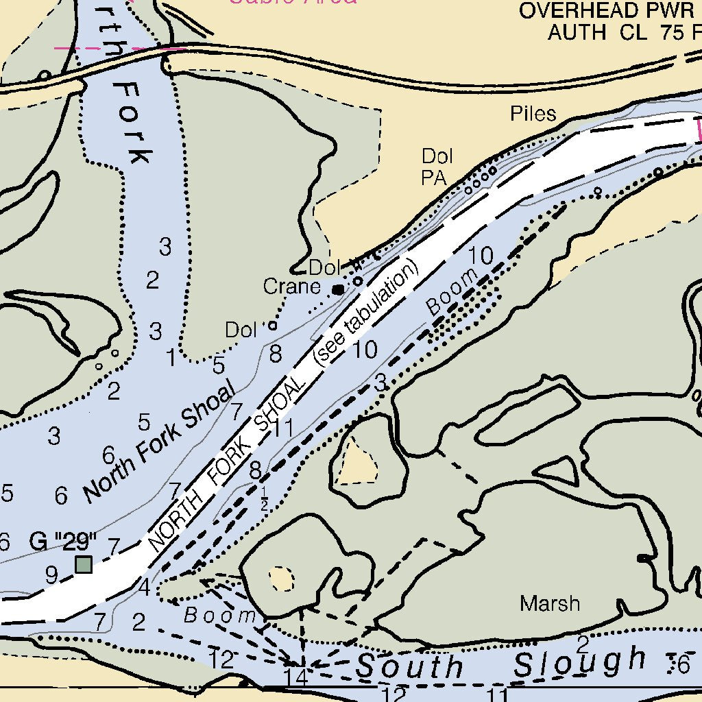 Siuslaw River Map by National Oceanographic & Atmospheric ...