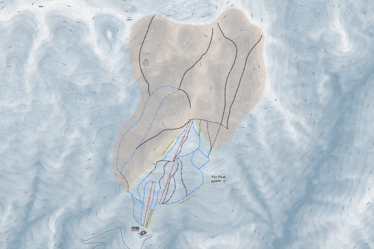 Fox Peak Resort Map by Mapsynergy | Avenza Maps