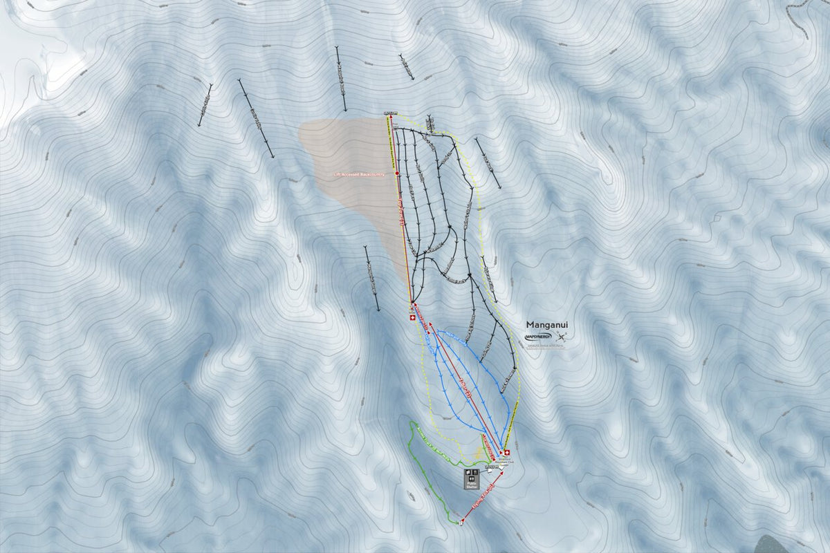 Manganui Resort Map by Mapsynergy | Avenza Maps