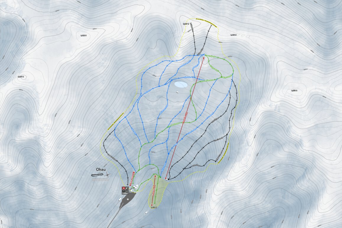 Ohau Resort Map by Mapsynergy | Avenza Maps