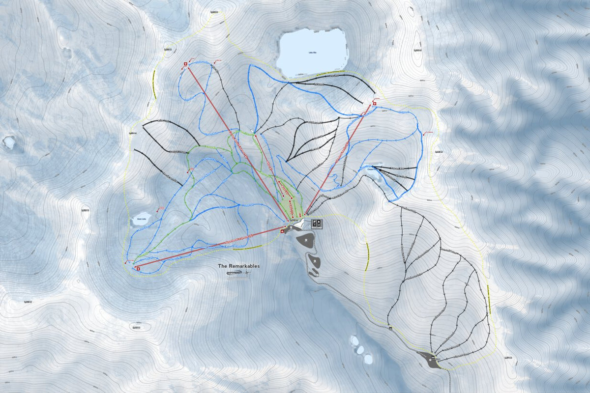 The Remarkables Resort Map by Mapsynergy | Avenza Maps