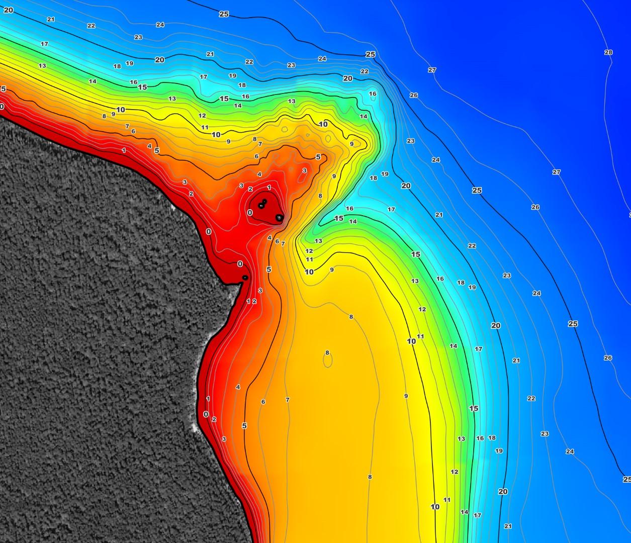 AEM Traverse Bay: North Map by Angler's Edge Mapping | Avenza Maps