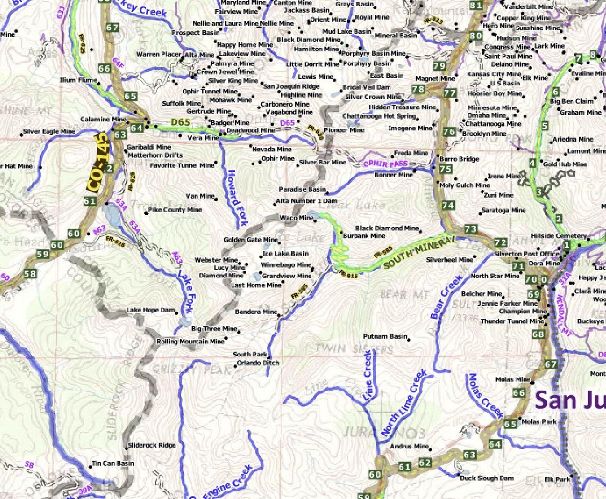 3 Map Offroad Exploration Package: OHV trails, public lands ...