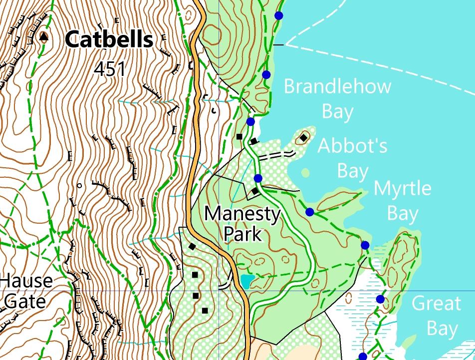Borrowdale Map by Laser Mountain Maps | Avenza Maps