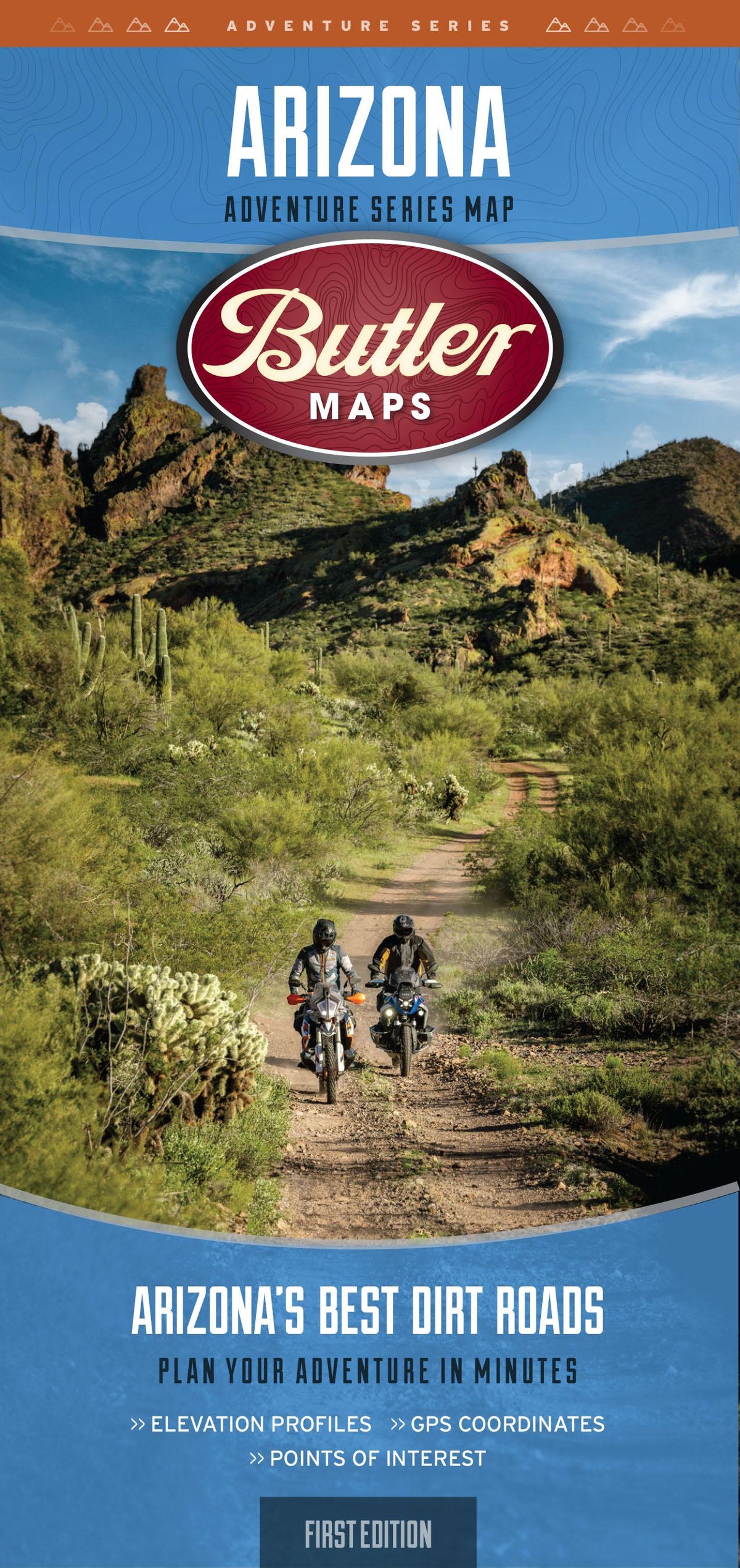 Arizona Adventure Series Map by Butler Maps | Avenza Maps