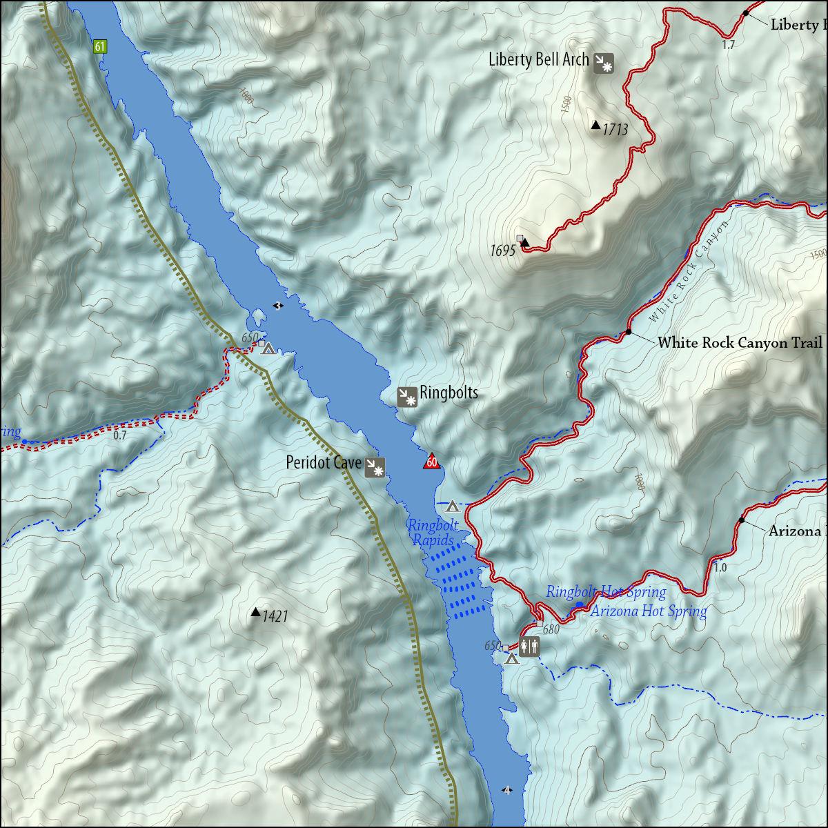 Black Canyon National Water Trail Map by Emmitt Barks Cartography ...
