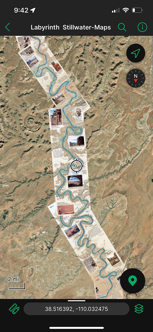 Labyrinth / Stillwater Canyons on the Green River - Belknap's ...