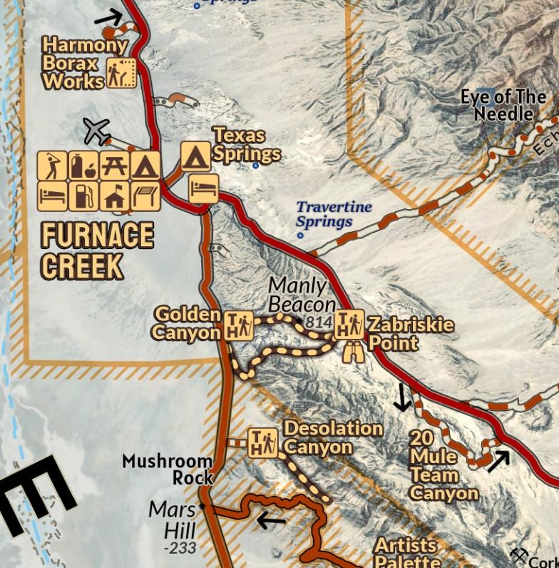Death Valley Map