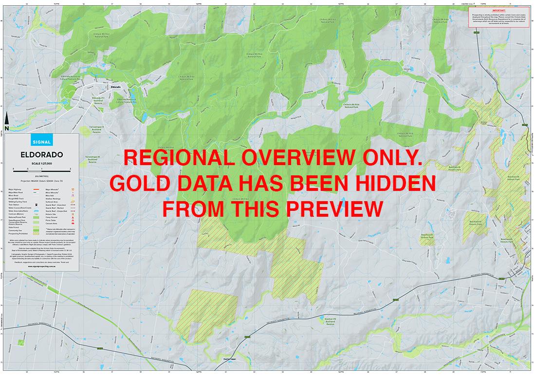 Eldorado - Gold Prospecting Map by Signal Prospecting | Avenza Maps