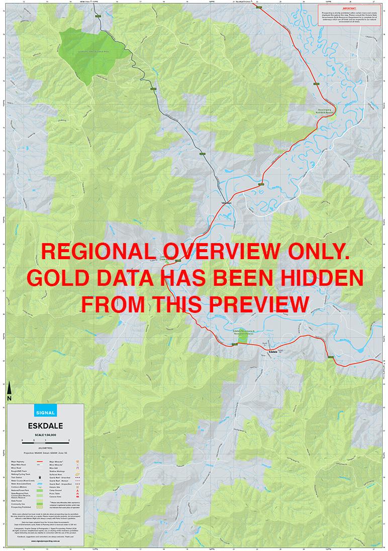 Eskdale - Gold Prospecting Map by Signal Prospecting | Avenza Maps