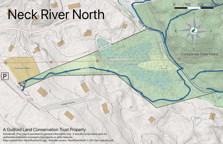 GLCT Neck River North Trail Map by Guilford Land Conservation Trust ...
