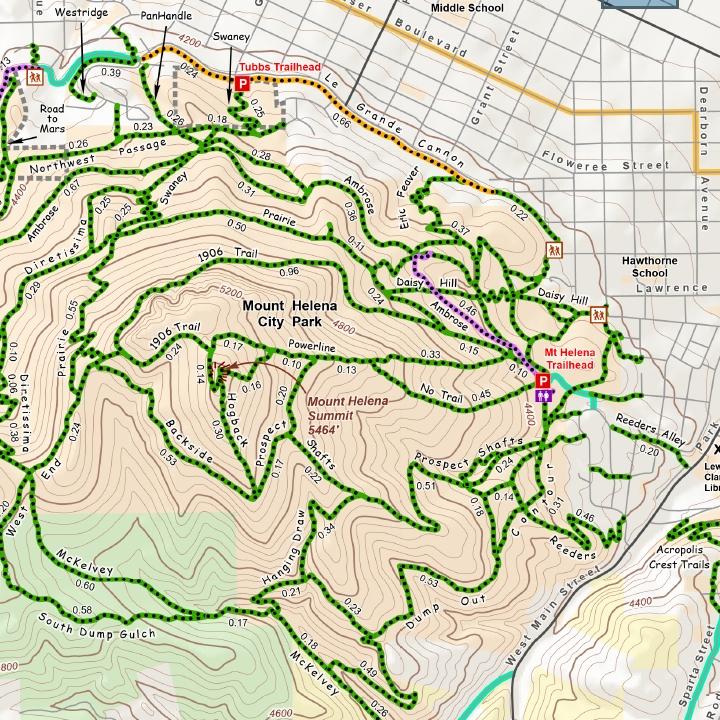 Helena South Hills Trail Map 2025 by Prickly Pear Land Trust | Avenza Maps